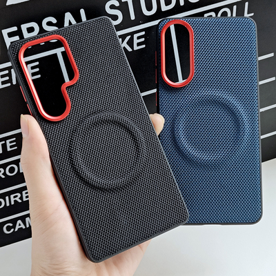 适用三星s25手机壳磁吸无线充