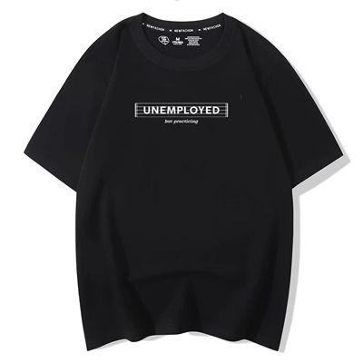 双琴侠t恤短半袖unemployed but practicing小提琴周边衣服男女