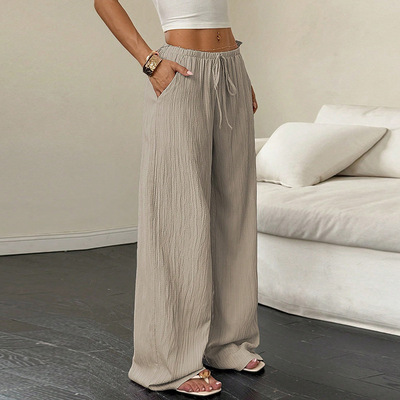 Quality 2026 Solid lor Straight Pants Women's Clothing