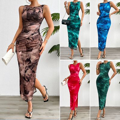 Women's Temu Station Shein2026 Temperament Slim-fit Sleevele