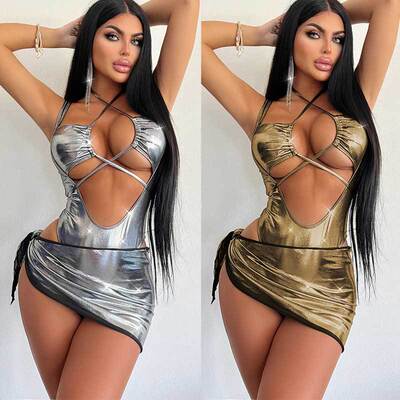 Advanced  Syllable Swimsuit Hip Dress Set Sexy Hot Girl Lace