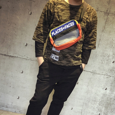 斜挎包单肩PF糖果色邮差包帆布