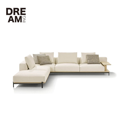 brera极简头层牛皮沙发