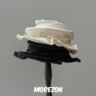 MOREZON【KREUZZZ Wave】极细马尼拉麻编制手工自由定型草帽