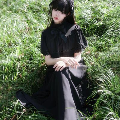 MuggleStudio原创设计黑色长裙