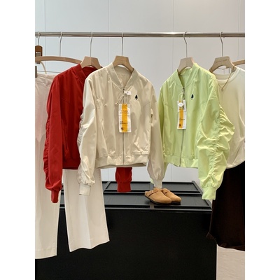 亏本清仓！ 初秋必入款！红人店269+弯刀袖短款夹克短外套R691