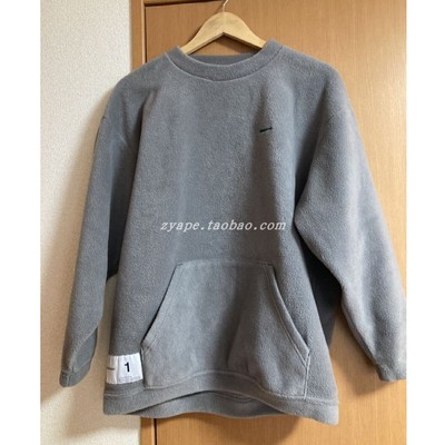 DESCENDANT摇粒绒套头卫衣