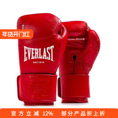 EVERLAST Powerlock OG Pro Bag 真皮沙包训练拳套打靶沙袋手套