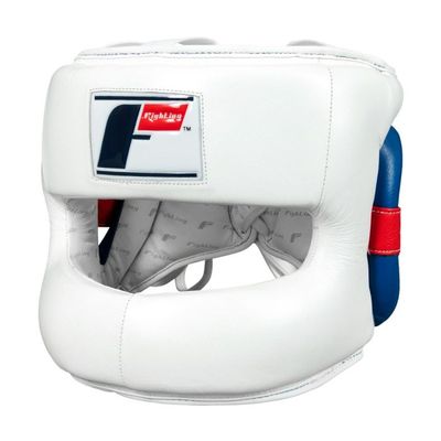 fighting拳击格斗真皮钢构头盔