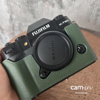 富士XT50相机皮套保护半套底座