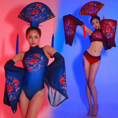 国潮酒吧GOGO走秀改良比基尼套装