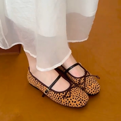 羊皮版~法式芭蕾风平底单