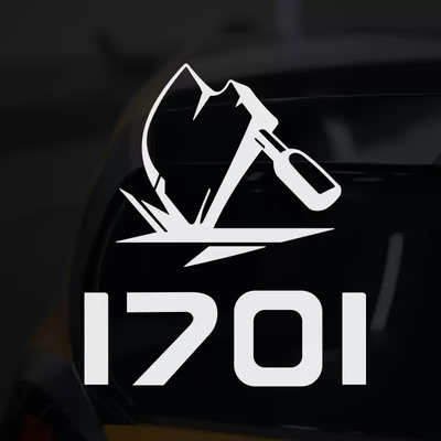 1701live的意义文字车贴单刀赴会车汽车贴纸后窗摩托车电动车贴纸