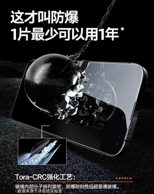 窥膜化膜保护屏保防窥15promax适用苹果1113钢化膜ipiPhone16ProMaxX全屏偷窥手机14Pro防14Plus防屏防爆钢12