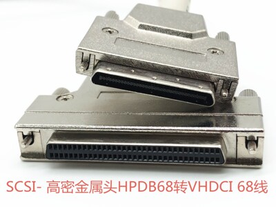 SCSI线 HPDB68母转VHDCI 68公 大68母/高密68连接线 1米