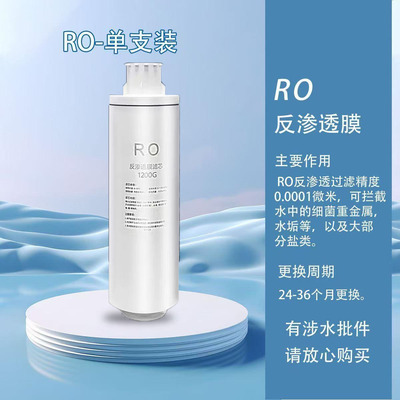 适配长城净水器滤芯800G1200G反渗透RO膜PAC复合滤芯双芯五级过滤
