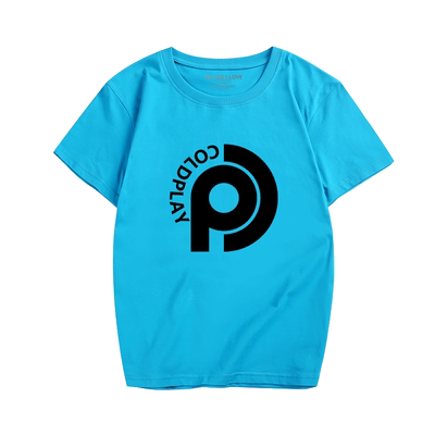 夏季酷玩乐队纯棉摇滚半袖衣服