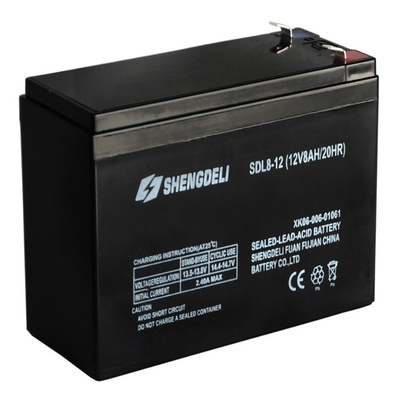 SHENDELI蓄电池 SDL8-12 12V8AH/20HR 免维护可充电电池