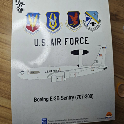 INFLIGHT E-3B IFE31217 比例1:200 Boeing E-3B Sentry (707-300