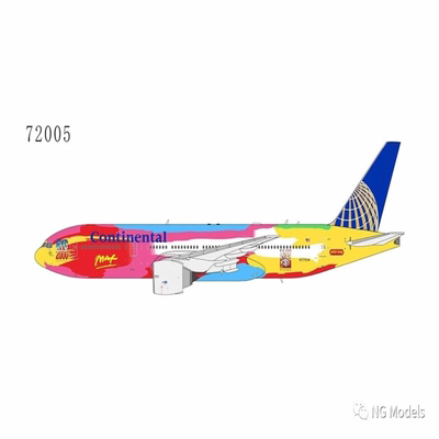 【NG预】72005?Continental Airlines 777-200ER?N77014Peter Max