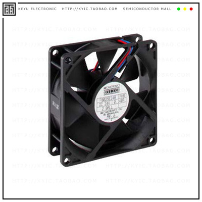 F8025E24B3-FSR【FAN 80X25MM THRM SPD CTRL 24VDC】