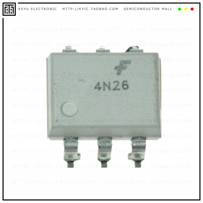 4N26SR2M【OPTOISO 4.17KV TRANS W/BASE 6SMD】