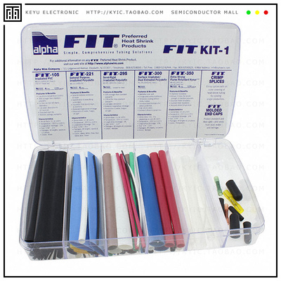 FKIT1 BK032【KIT HEATSHRINK TUBING BLACK】