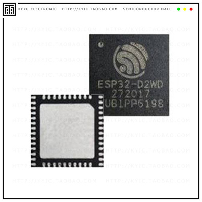 ESP32-D2WD【IC RF TXRX+MCU BLUETOOTH 48VFQFN】