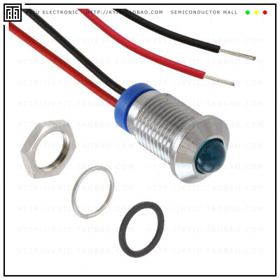 Q8P7CXXB02E【LED PANEL MOUNT INDICATOR BLUE】