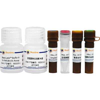 Amplex Red胆固醇与胆固醇酯检测试剂盒  S0211S S0211M 碧云天
