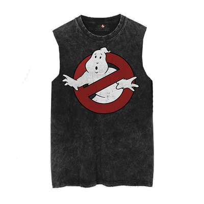 Ghostbusters无袖复古蜡染T恤