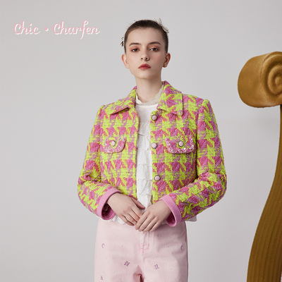 CHARFEN秋季新款时尚百搭短外套