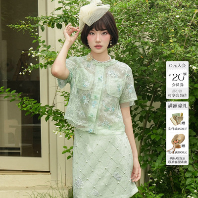 朝峰夏季法式设计感女短袖衬衫