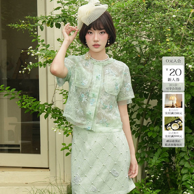 朝峰夏季法式设计感女短袖衬衫