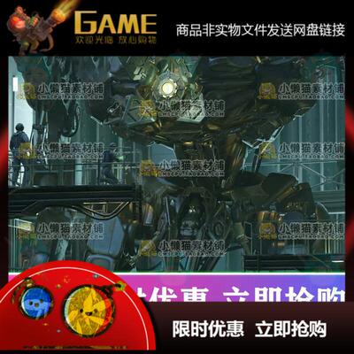 科幻机甲设计载具机械科幻零件武器Jama3d资产UE模型Blender fbx