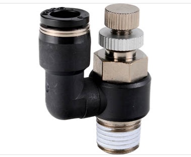 原装亚德客万向排气节流型调速阀PSS4/6/8/10/12-M5 01 02 03 04B