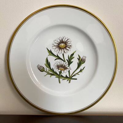 Royal Worcester 皇家伍斯特 Daisy 1963年雏菊艺术家手绘碟 赏盘