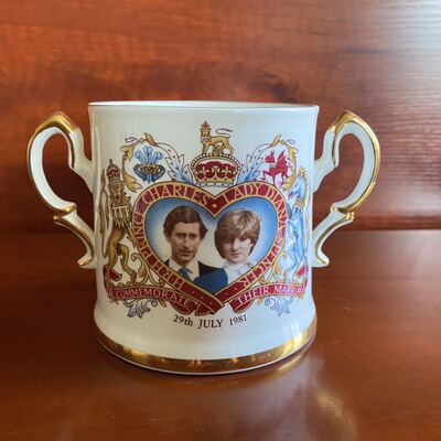Stratford斯塔福德马克杯 1981年英国皇家婚礼查尔斯婚纪念收藏杯