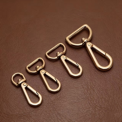 黄铜精铸板扣龙虾扣金色钥匙扣