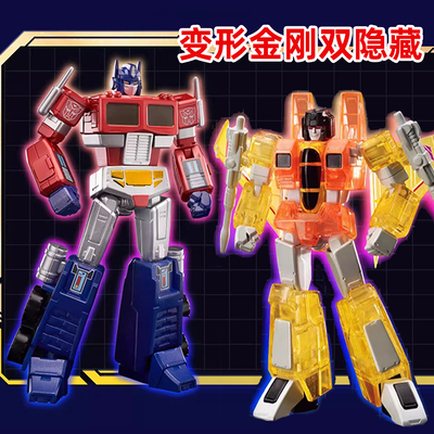 奥迪双钻变形金刚可动人偶盲盒