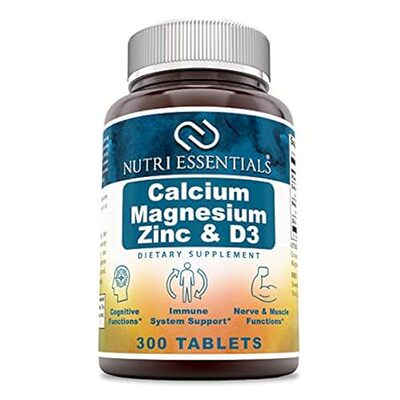 Calcium Magnesium Zinc + Vitamin D3 Tablets- Promotes Str