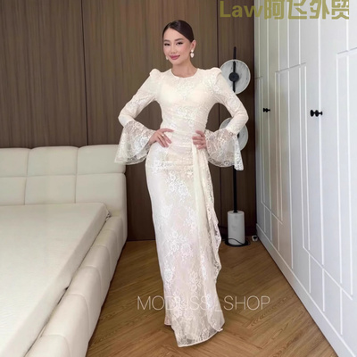 Printedlacepatchworksexyslimfi