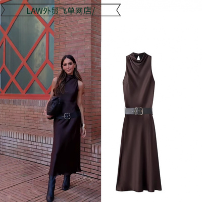 SexysatindeepV-neckpartydress