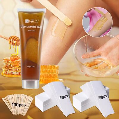 Viilife 120g Natural Sugar Wax – Gentle Adhesion for Painle