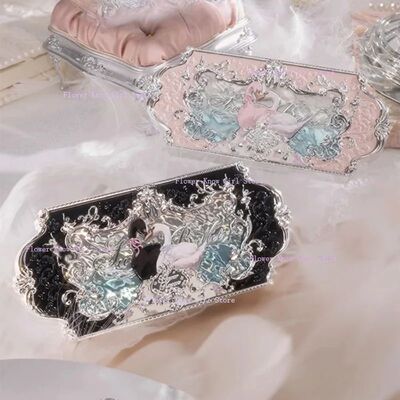 Flower Knows black Swan Ballet Eyeshadow Palette Matte Fine