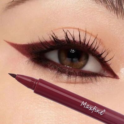 Waterproof Matte Red Liquid Eyeliner Pencil Ultra-thin Long
