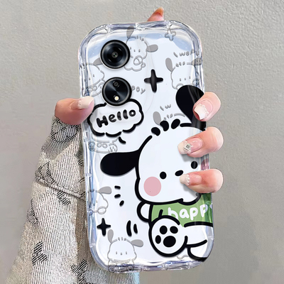 OPPOA15G硅胶卡通奶油边软壳