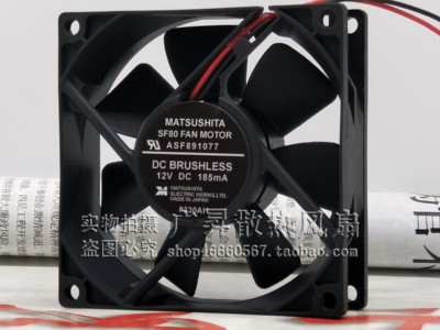 MATSUSHITA SF80 FAN MOTOR ASF891077 12V 185MA 安川变频器风扇