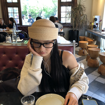 春夏女款草编复古贝雷帽拍照出片