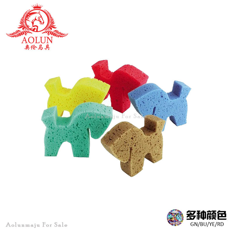 马洗澡海绵 奥伦马具马房马术用品马匹清洁工具 洗澡海绵刷马海绵